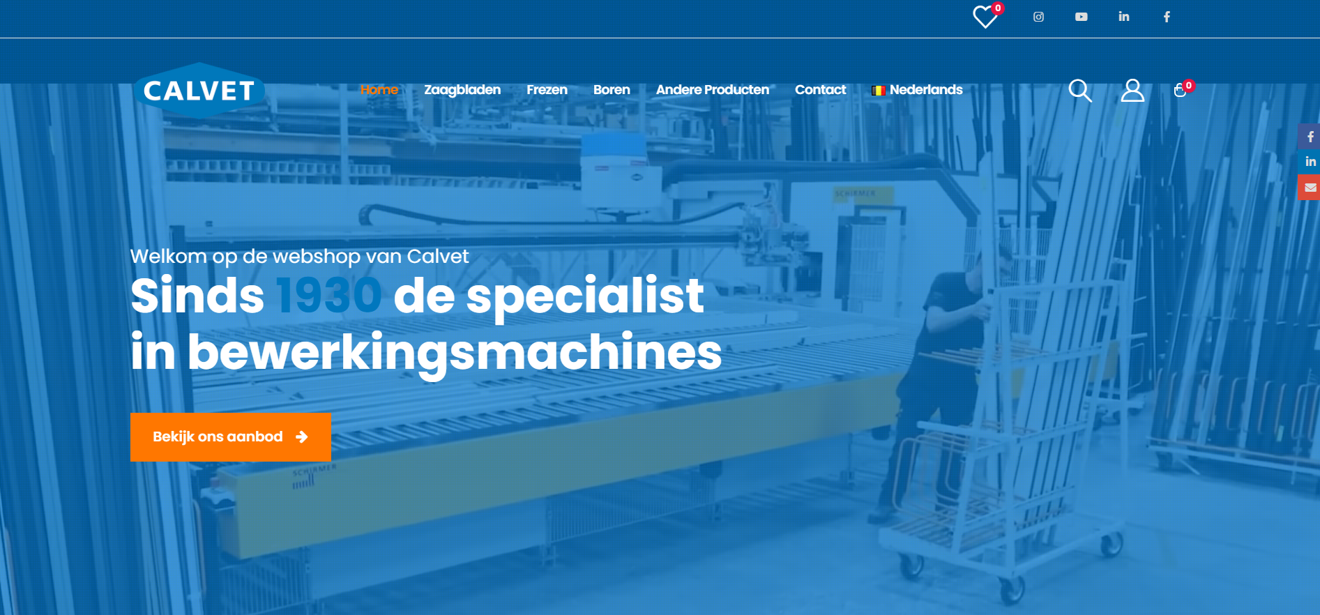 Calvet webshop | Bosswebdesign